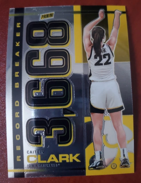 2024 CAITLIN CLARK "Record Breaker" Prolific Scorer 3,668 Points Iowa ...