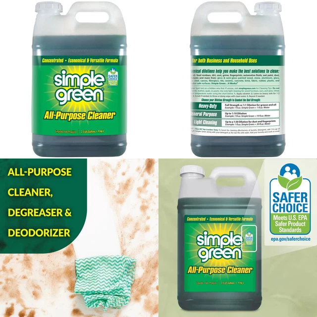 SIMPLE GREEN BIODEGRADABLE All Purpose Cleaner Degreaser Concentrated ...