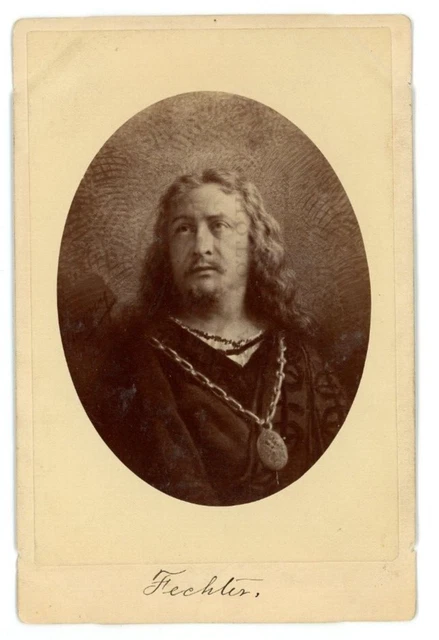 VINTAGE GABINETE TARJETA Carlos Fechter Anglo-French Actor Sarony Foto ...