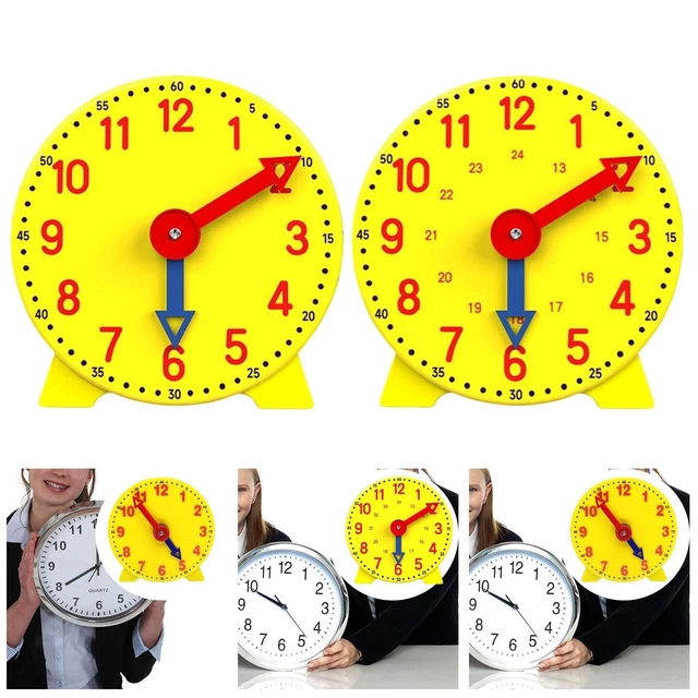 TEACHING CLOCK TELLING Time Classroom Early Education Learning Clock ...