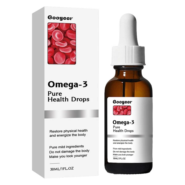 VEGAN 3 NATURAL Vasclear Drops,Fish Oil Alternative,DHA,EPA,Immune ...