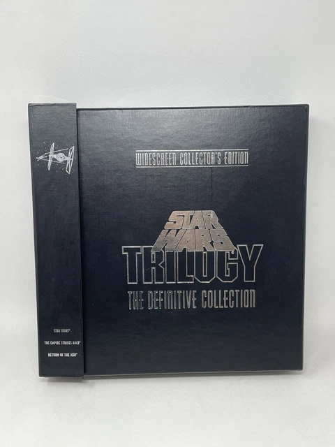 STAR WARS TRILOGY Definitive Collection Widescreen Laserdisc Box Set w ...