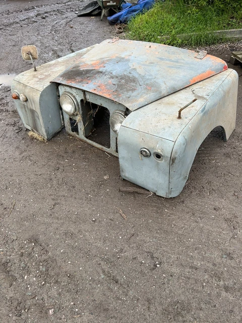 LAND ROVER SERIES 2a front radiator panel,lights,wings,bonnet,window ...