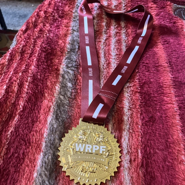 POWERLIFTING WRPF CHAMPIONSHIP 2024 Medal-Latvia,Riga £15.00 - PicClick UK
