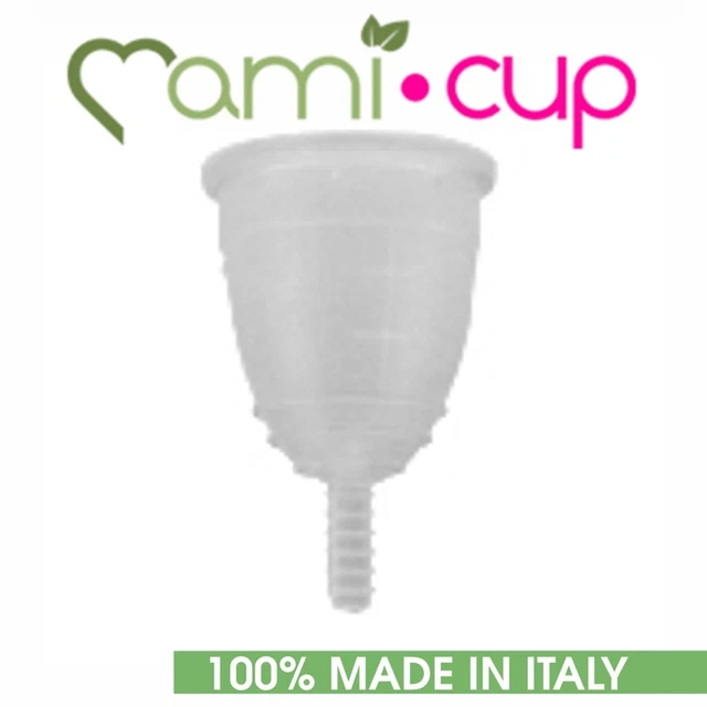 MAMICUP COPPETTA MESTRUALE Trasp. 100% Silicone Medicale Made In Italy ...