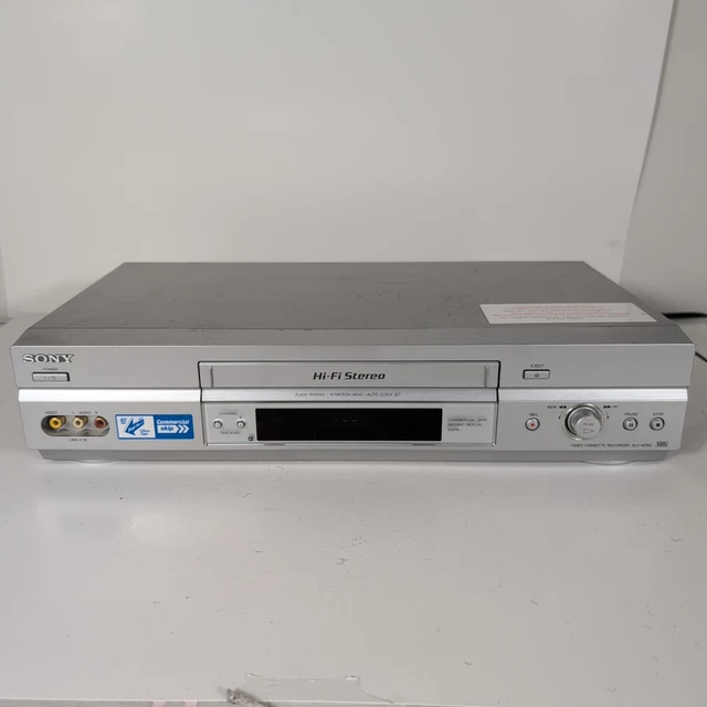 SONY SLV-N750 VCR VHS HI-FI Video Vintage Cassette Recorder Player ...