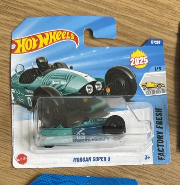 HOT WHEELS MORGAN Super 3 Blue 2025 Mattel Diecast Combine Postage £1. ...