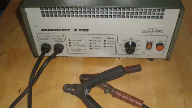 ELEKTRON ACCUMETER S 250 Autobatterie Testgerät Industrie EUR 121,00 ...