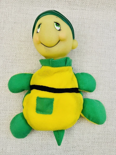 VINTAGE PLAYMAKERS NIGHT Glow Glo Turtle Soft Toy Plush 80s In Dark ...