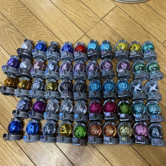 POWER RANGERS UCHU Sentai Kyuranger Kyutama Lot de 52 pièces en vrac ...