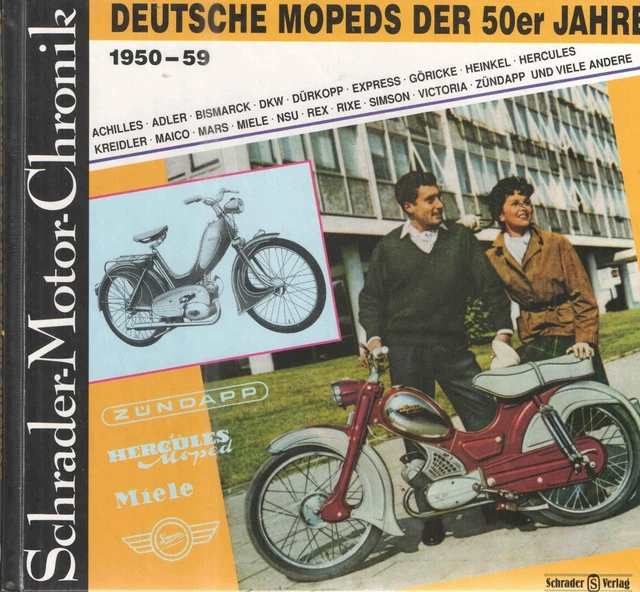 DEUTSCHE MOPEDS DER 50er Jahre 1950-59, Chronik, Miele, Rex, Mars £24.42 - PicClick UK