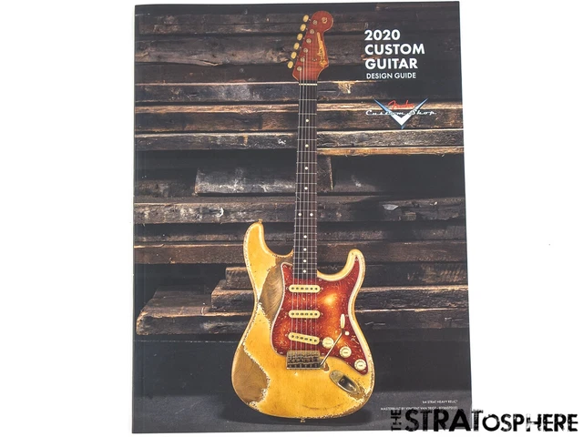 FENDER 2020 CUSTOM Shop Guitar Design Guide CATALOG Strat Tele Bass $7. ...