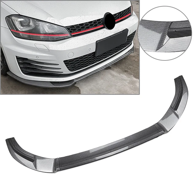 FRONT BUMPER SPLITTER Spoiler Lip Fit Volkswagen Golf MK7 GTI R R-Line ...