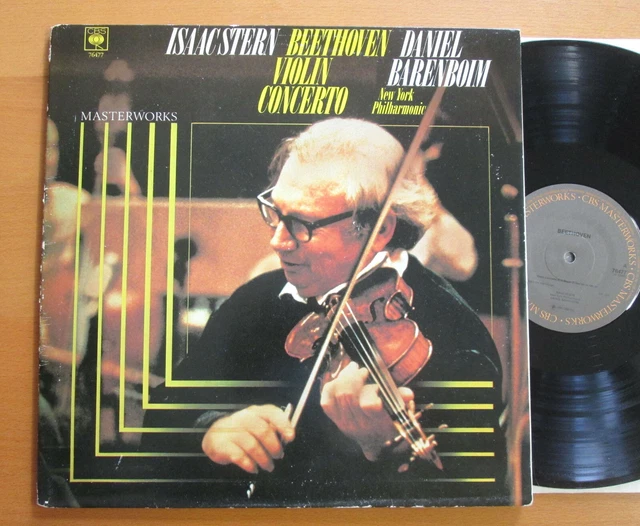 CBS 76477 BEETHOVEN Violin Concerto Stern Barenboim NYPO 1976 Stereo ...