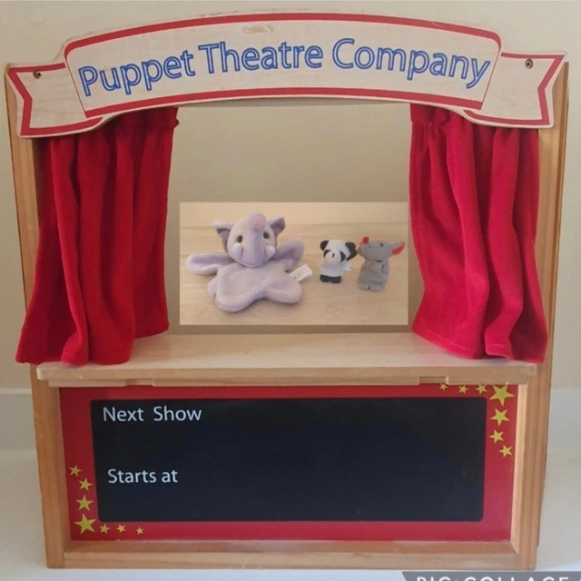 VINTAGE EARLY LEARNING Centre/Puppet Show Theatre Pretend Play Show ...