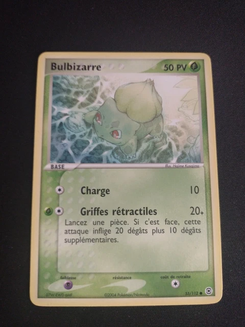 CARTE POKEMON BULBIZARRE 55/112 EX Rouge Feu Vert Feuille FR EUR 2,50 - PicClick FR