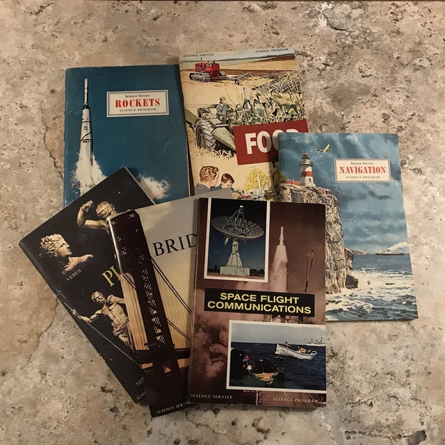 SCIENCE SERVICE SCIENCE Program Books Nelson Doubleday Set Of 6 1967 ...