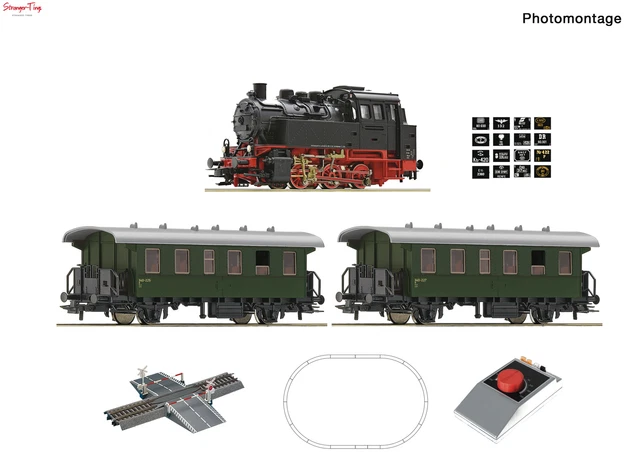 ROCO DB BR80 Steam Passenger Train Set III 1:87 Scale, HO Scale £169.99 ...