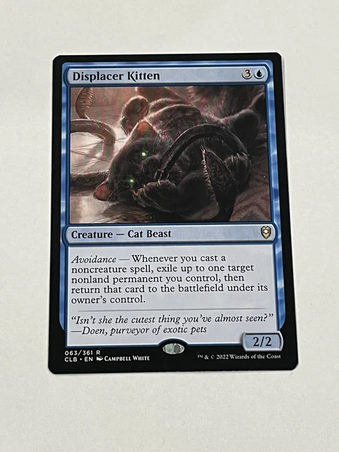 DISPLACER KITTEN COMMANDER Legends: Battle for Baldur's Gate MTG EUR 13 ...