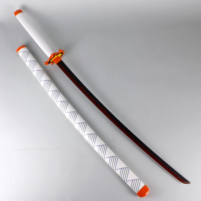 KATANA DEMON SLAYER Kyojuro Rengoku DX Nichirin Sword Swatana (Figurine ...