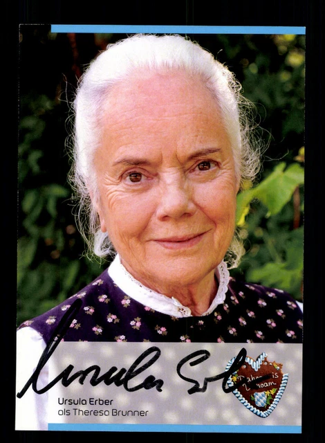 URSULA ERBER DAHOAM is Dahoam cartolina autografata originale firmata ...