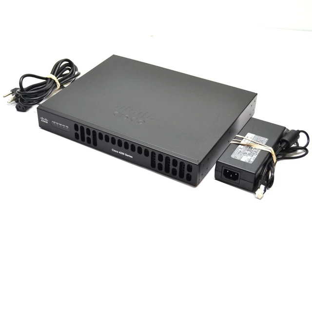 CISCO ISR4221/K9 INTEGRATED Services Router 35Mbps to 75Mbps 10/100 ...