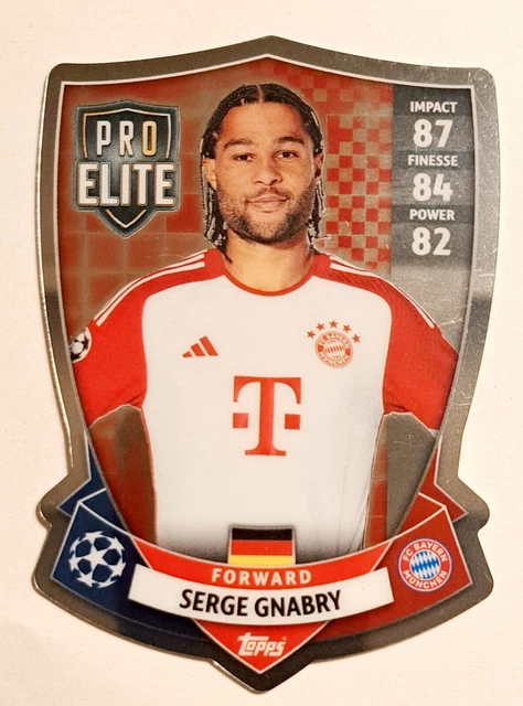 TOPPS MATCH ATTAX 23/24 Serge Gnabry Pro Elite Shield EUR 1,15 ...