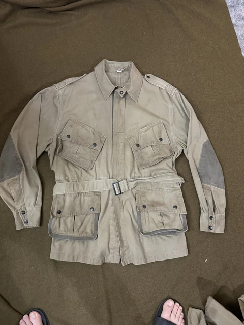 WW2 US M42 Paratrooper Jump Uniform Repro ATF. 48R XXL Jacket, 38x34 ...