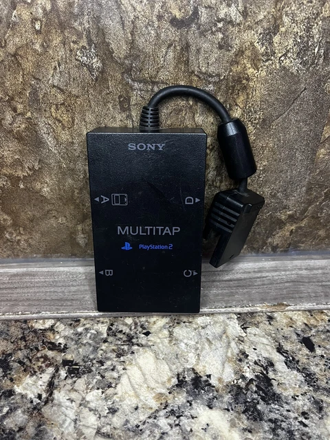 SONY PLAYSTATION 2 PS2 Multitap Controller Adaptor Black Tested $46.99 ...