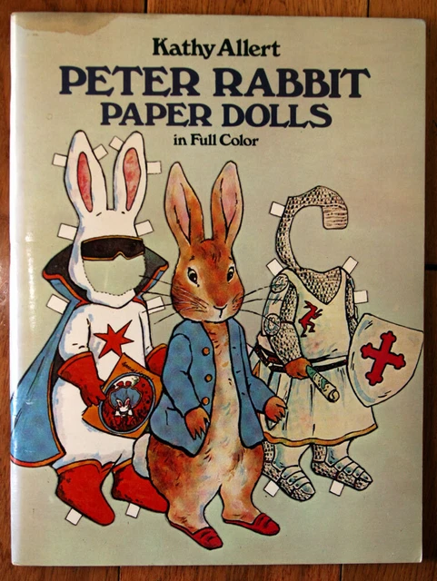 PETER RABBIT PAPER DOLLS In Full Color by Kathy Allert 1982 Vintage ...
