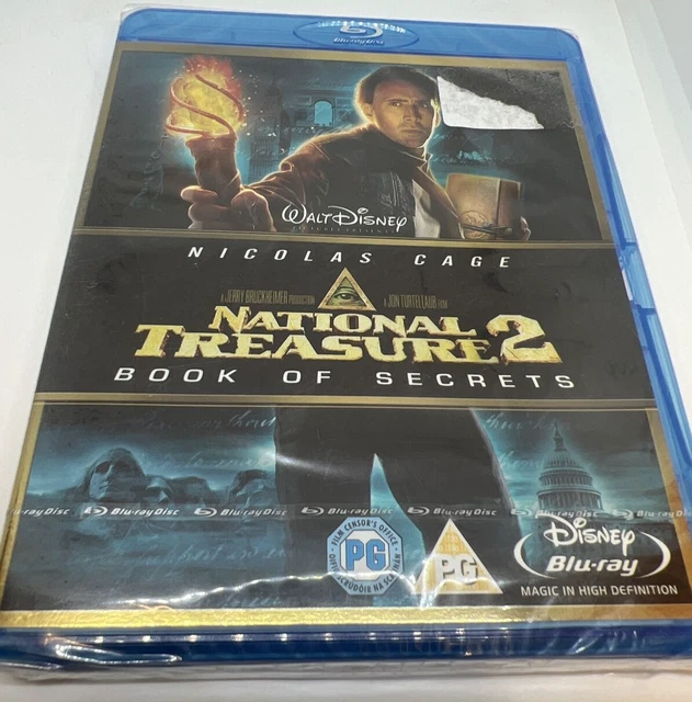 NATIONAL TREASURE 2 Book Of Secrets Blu-ray Disc New and Sealed £11.11 ...