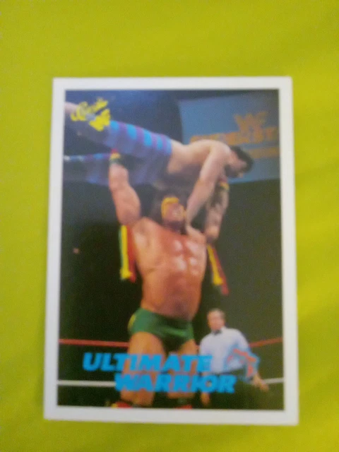 1990 CLASSIC WWF The Ultimate Warrior Card #138 Rookie RC WWE 🔳 $1.99 ...
