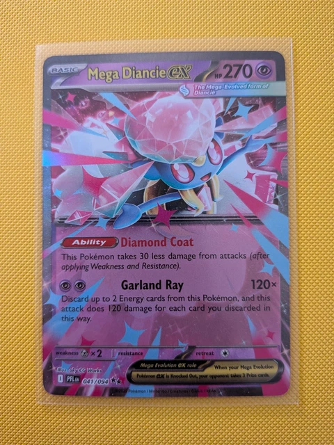 POKÉMON TCG PHANTASMAL Flames Mega Diancie Ex 041/094 Near Mint £1.16 - PicClick UK