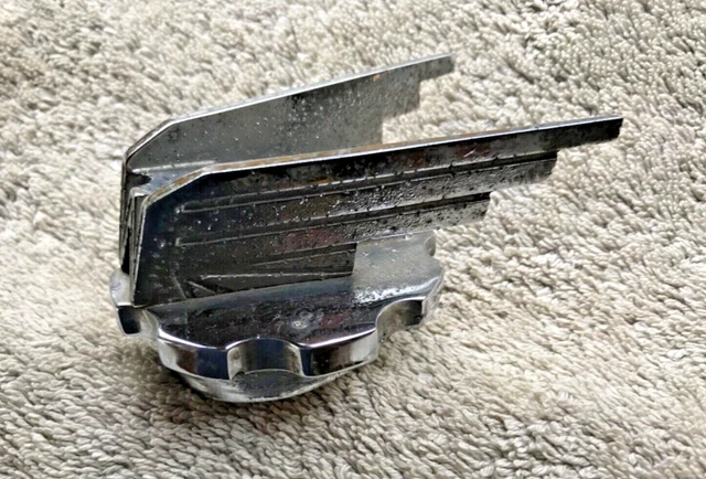 VINTAGE WOLSELEY RADIATOR Cap Winged Mascot Flying W Chrome Original ...
