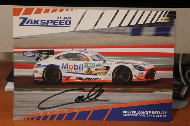CONSTANTIN SCHOLL #20 Mobil/Team Zakspeed Mercedes GT3 Signed Driver ...