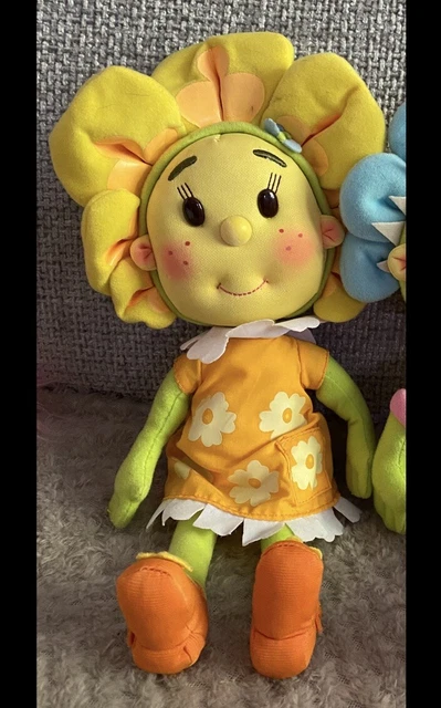 FIFI AND THE Flowertots Primrose Plush Hard Face Dolls Vintage Hard To ...