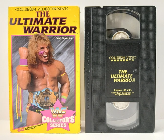 WWF COLLECTOR'S SERIES THE ULTIMATE WARRIOR Wrestling VHS Tape COLISEUM ...