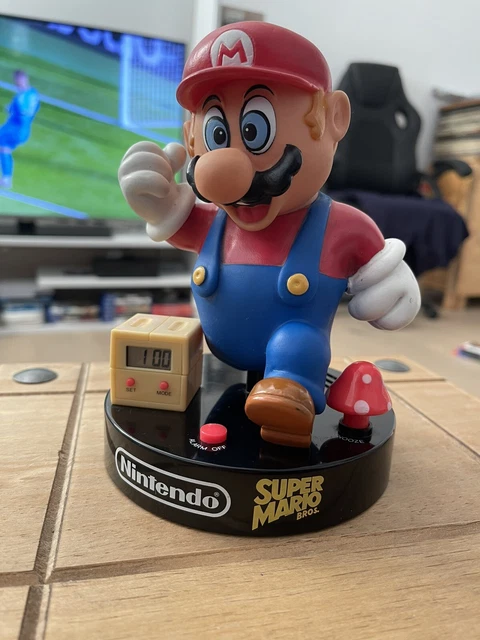 RETRO SUPER MARIO Bros Talking Alarm Clock - Zeon - Nintendo - Working ...