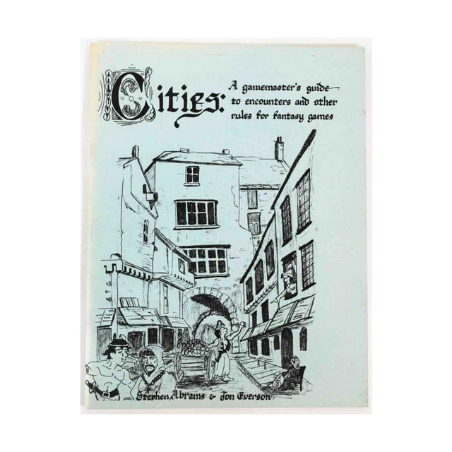 STEPHEN ABRAMS & Jon Everson RPGs Villes (1ère Éd) VG+ EUR 97,00 ...