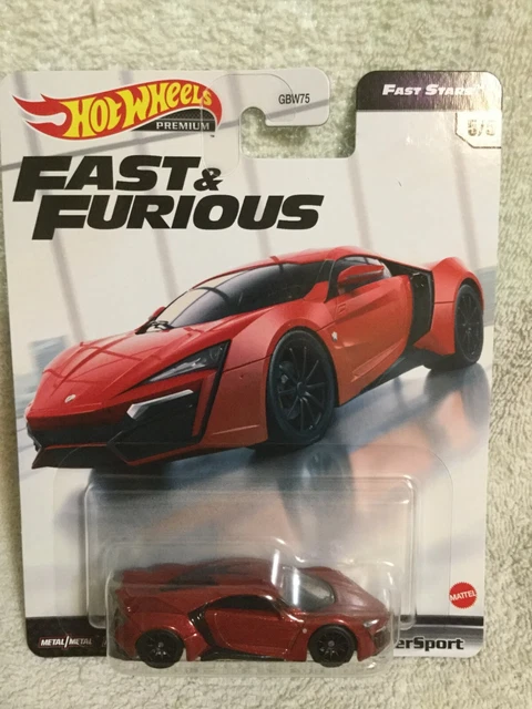 HOT WHEELS FAST & Furious Lykan Hypersport Diecast Entertainment MOC ...