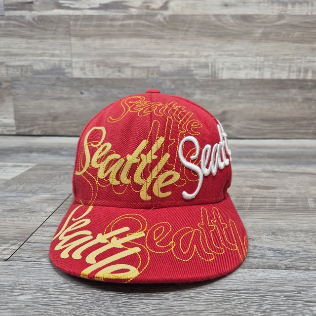 SEATTLE WASHINGTON STATE Space Needle Hat Cap Adult Mens Fitted 7 1/4 £ ...