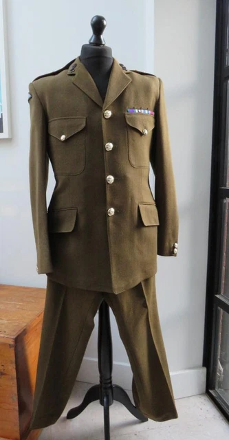 BRITISH ARMY MILITARY Captain Officers Uniform, Large Size, R.A ...