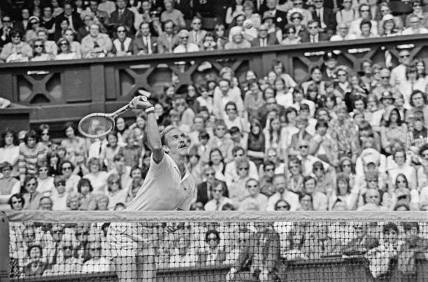 STAN SMITH AT Wimbledon Lawn Tennis Championships UK,1972 OLD PHOTO EUR ...