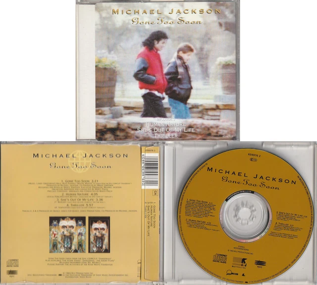 MICHAEL JACKSON GONE TOO SOON 6599762 Maxi CD Single 1993 EUR 15,99 ...