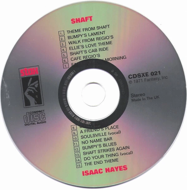 ISAAC HAYES - Shaft (CD, Album, RE) $25.11 - PicClick CA