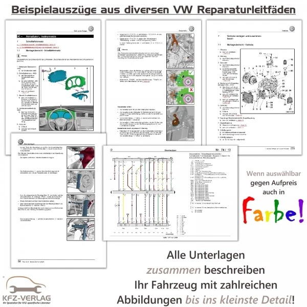 VW TRANSPORTER T5 2009-2015 schéma schéma électrique plans manuel d ...