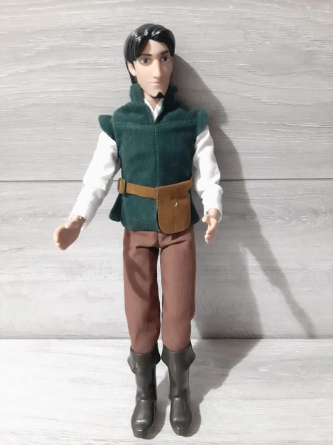 DISNEY STORE TANGLED Flynn Rider Doll 12” Action Figure Toy Rapunzel ...