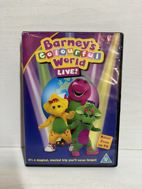 BARNEY: COLOURFUL WORLD - Live - DVD - Region 2 £6.99 - PicClick UK