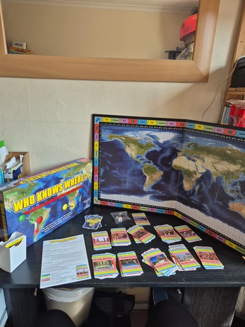 WHO KNOWS WHERE ? : Global Guessing Game By Wildcard £15.00 - PicClick UK