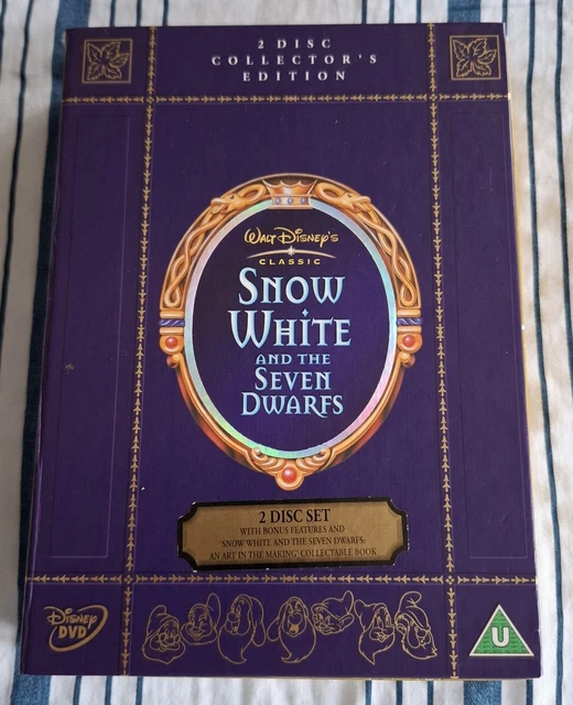 DISNEY SNOW WHITE 2 Disc Collectors Edition DVD with Art In the Making ...